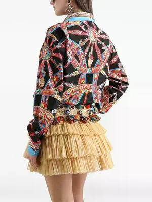 Dolce & Gabbana Carretto-print Poplin Hawaii Shirt