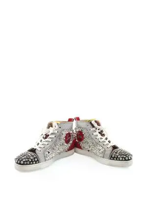 CHRISTIAN LOUBOUTIN No Limit F18 Flat Sequin Sneakers