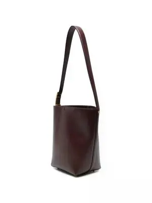 ANINE BING Elly Grained-leather Shoulder Bag
