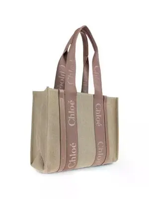 Chloé Woody Logo Shoulder Bag