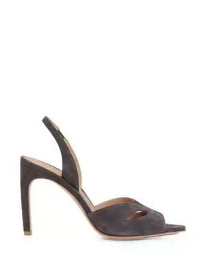 Victoria Beckham Harlow Mask Heeled Sandals - Grey
