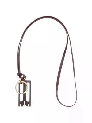 Victoria Beckham Dorian Logo-plaque Keyring - Red