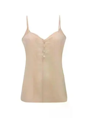 Victoria Beckham Rouleaux Pintucked Cami Top