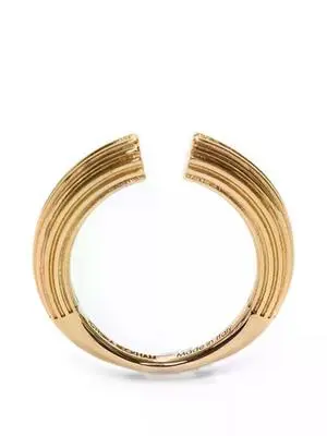Victoria Beckham Ribbed Open Band Ring