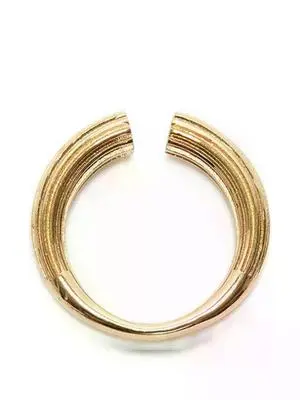Victoria Beckham Ribbed Open Band Ring