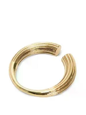 Victoria Beckham Ribbed Open Band Ring