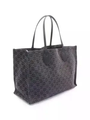 Gucci Ophidia Gg Denim Tote Bag