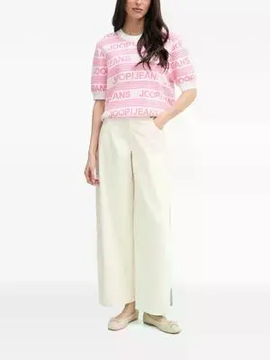 JOOP! Karie Logo-pattern Striped T-shirt