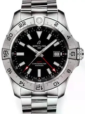 Breitling Avenger Gmt Watch - Black