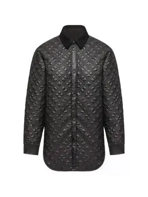 Moncler Quilted Shirt Jacket - Black