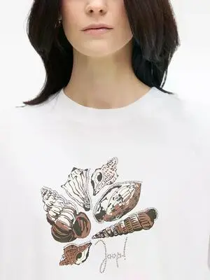 JOOP! Shell-print Rhinestone-embellished T-shirt