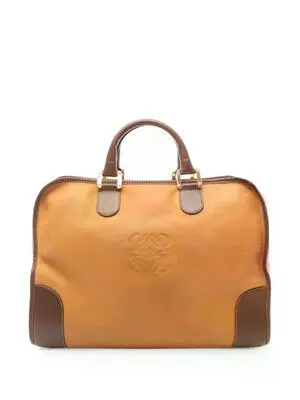 Loewe Amazona 40 Calf Leather Handbag - Neutrals