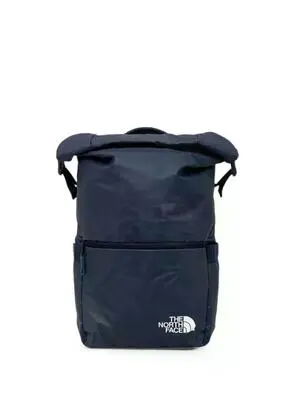 The North Face Base Camp Voyager Roll-top Logo-print Backpack - Blue