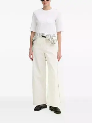 JOOP! Tonja Logo-embellished Pocket T-shirt - White