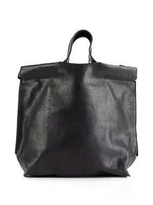 BEA MOMBAERS S Shopper Leather Tote Bag - Black