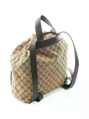 Gucci Gg Canvas Backpack