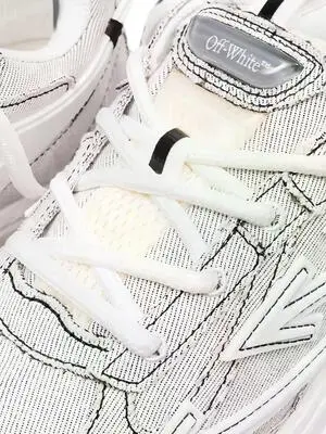 Off-White Be Right Back" Denim Sneakers
