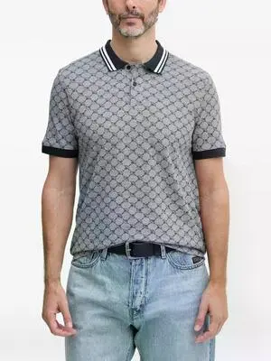 JOOP! Cornflower Jessino Monogram-print Polo Shirt