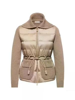 Moncler Quilted Drawstring-waist Cardigan