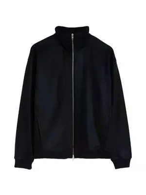 JIL SANDER Zip-up Wool Jacket - Blue