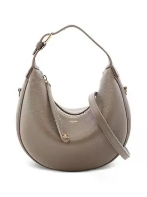 Celine Lulu Triomphe Two-way Handbag - Grey