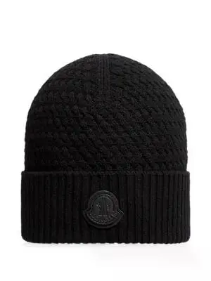 Moncler Logo-patch Beanie Hat