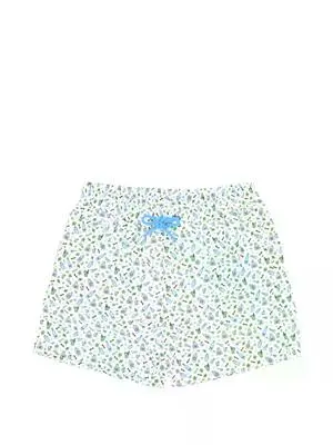 MC2 SAINT BARTH Cocktail-print Drawstring Swim Shorts - White