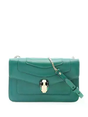 BVLGARI Serpenti Forever Shoulder Bag - Green