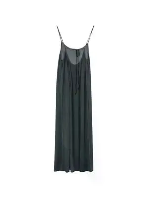 UMA WANG Daya Spaghetti-strap Maxi Dress - Blue