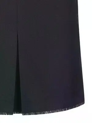 SHUSHU/TONG Belted Pleated Midi Skirt - Blue