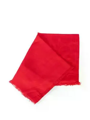 Elisabetta Franchi Logo-jacquard Frayed Scarf