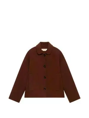 Marni Wool-cashmere Jacket - Brown