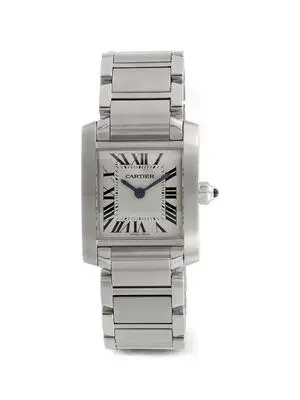 Cartier Tank Française 20mm Watch - White