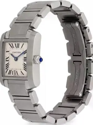 Cartier Tank Française Stainless Steel Watch