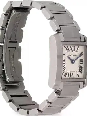 Cartier Tank Française Stainless Steel Watch