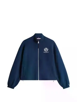 Tommy Hilfiger Zip-up Crest Sweatshirt - Blue