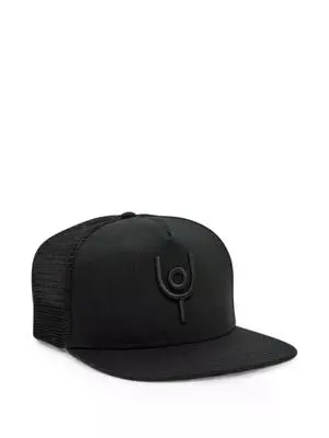 NOW YOU LIVE Trucker Embroidered-logo Cap - Black