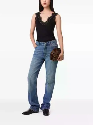 Stella McCartney Lace-trim V-neck Top