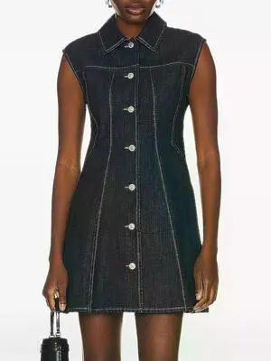 Givenchy Button-up Denim Mini Dress