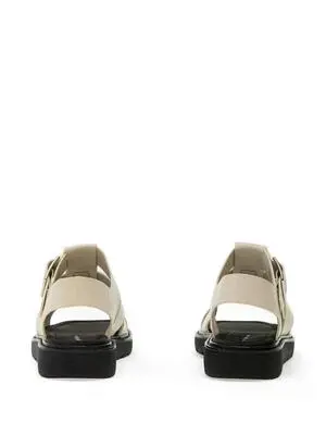 Calvin Klein Leather Flat Sandals