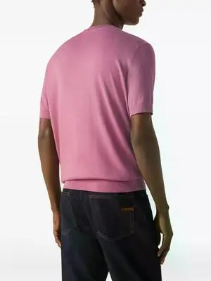 Zegna Short Sleeved Cotton T-shirt