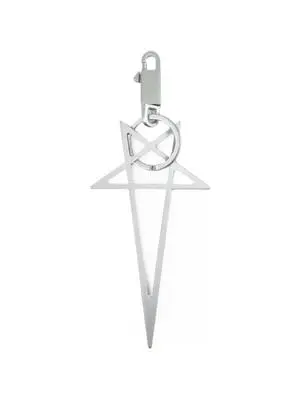 Rick Owens Temple Big Pentagram-pendant Keyring