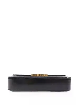Celine Claude Triomphe Chain Shoulder Bag - Black