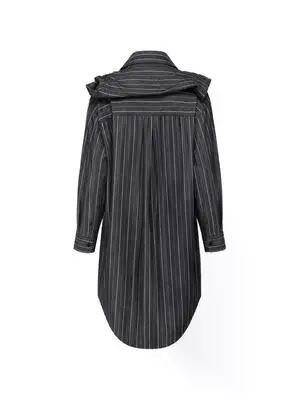 Y/project Striped Pinstripe Shirt Maxi Dress
