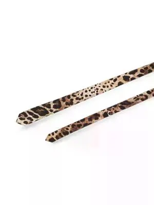 Dolce & Gabbana Leo-print Silk Twill Tie