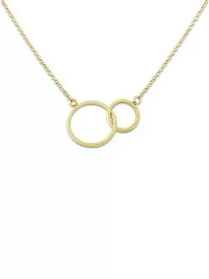 AUREE JEWELLERY AUREE JEWELLERY Gold-Tone Polished Interlocking Ring Necklace