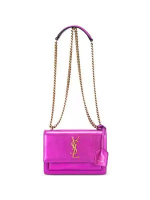 Saint Laurent Sunset Small Shoulder Bag - Pink