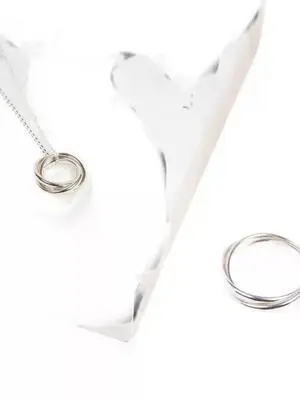 AUREE JEWELLERY Knightsbridge Russian Wedding Ring Necklace