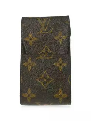 LOUIS VUITTON 2005 Monogram Cigarette Case - Brown