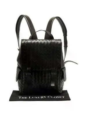 Bottega Veneta Intrecciato Leather Backpack